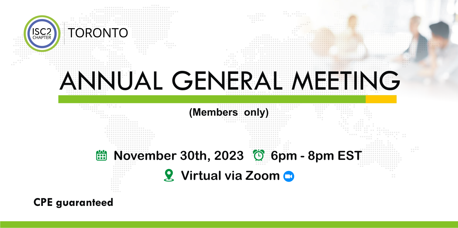 Events - ISC2 Toronto Chapter